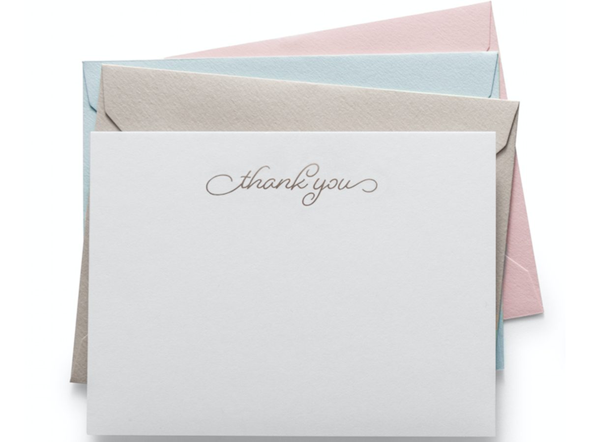 Thank You Notecards, Set of 6 – Noteworthy Paper & Press