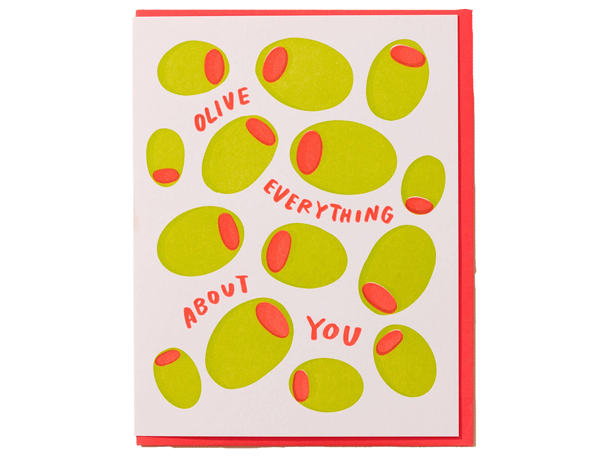 Olive Everything About You, Single Card – Noteworthy Paper & Press
