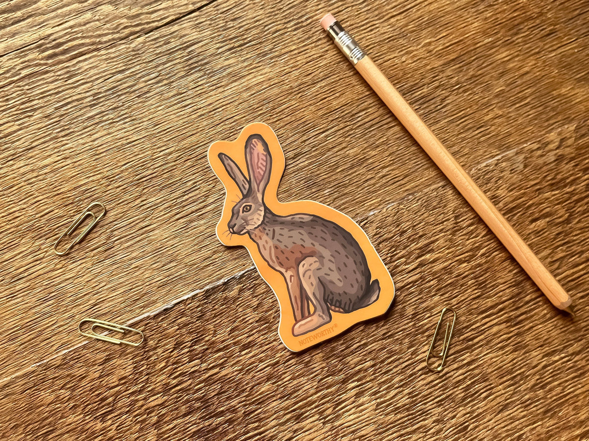 Jackrabbit Sticker – Noteworthy Paper & Press