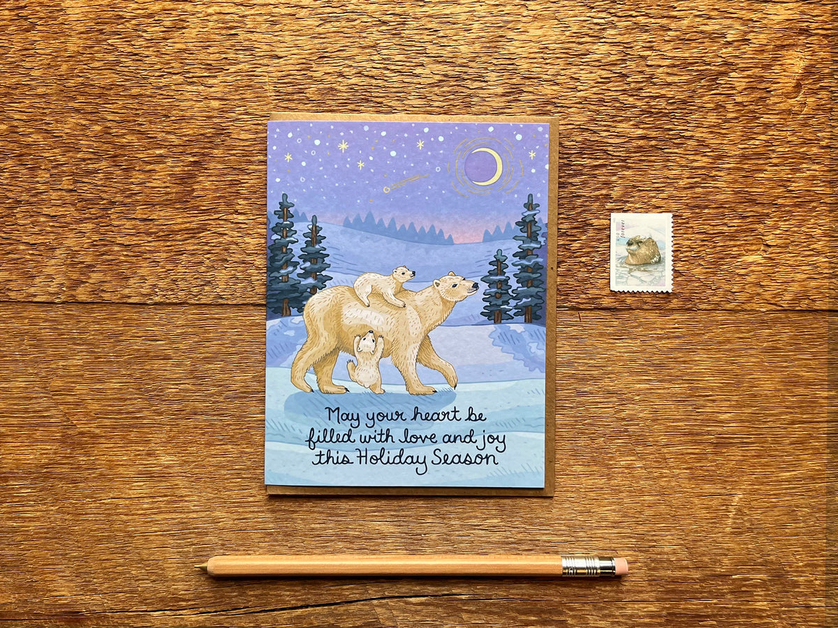Polar Bears Holiday Card – Noteworthy Paper & Press