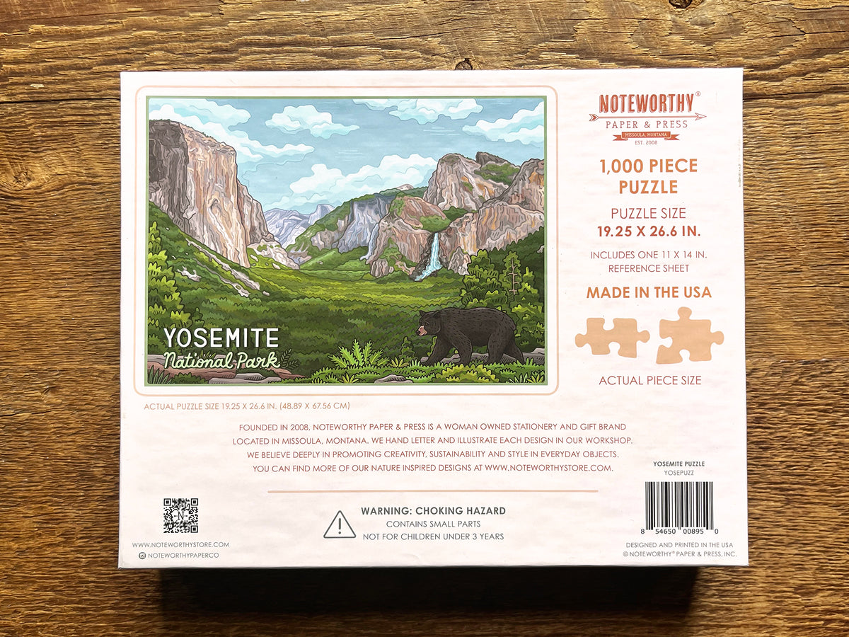 Yosemite National Park Puzzle – Noteworthy Paper & Press