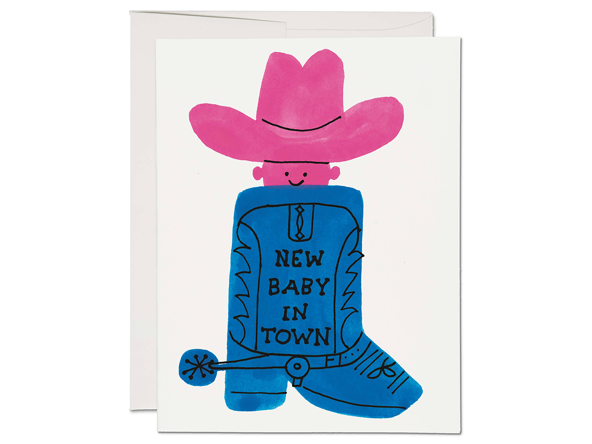 Boot Baby, Single Card – Noteworthy Paper & Press