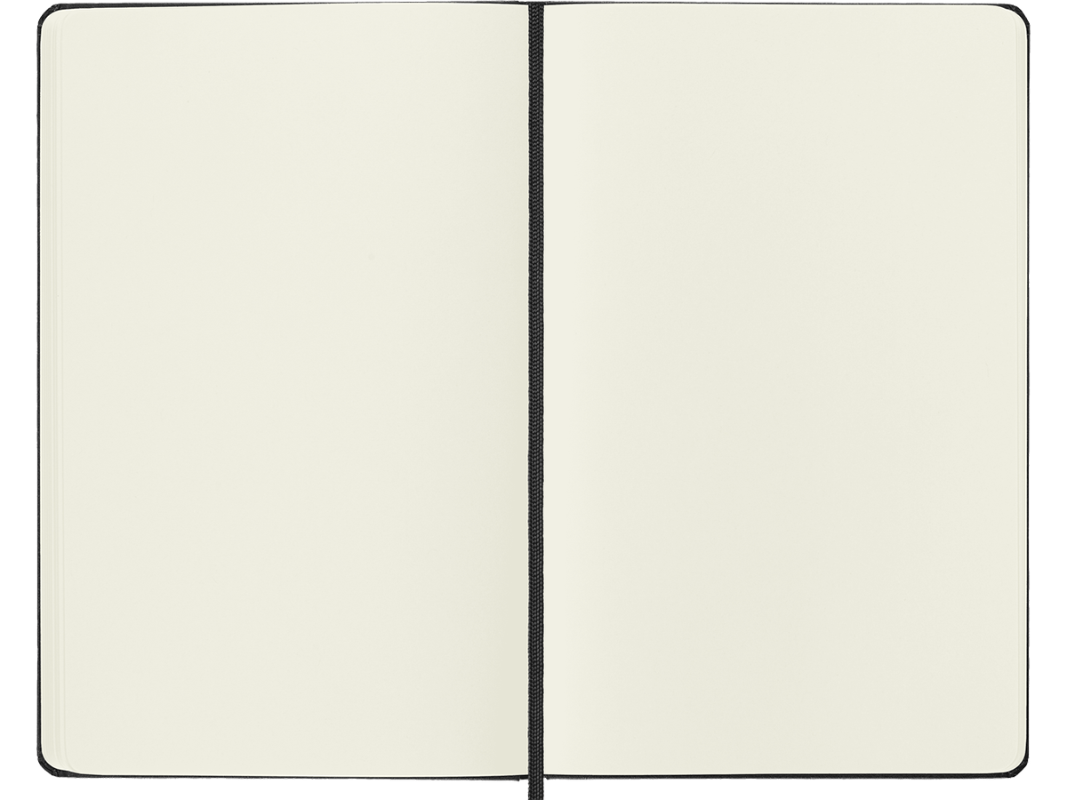 Large Hard Cover Plain Notebook, Black – Noteworthy Paper & Press