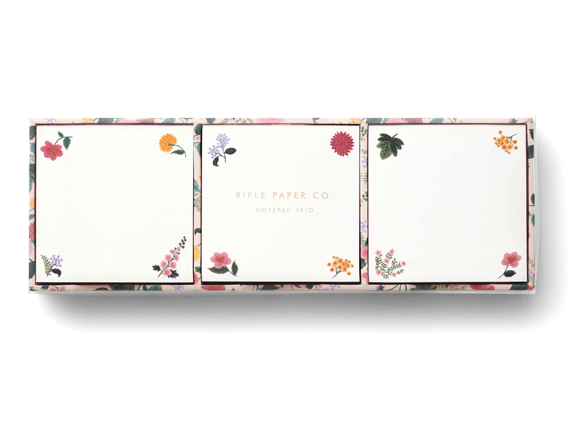 Dahlia Notepad Trio – Noteworthy Paper & Press