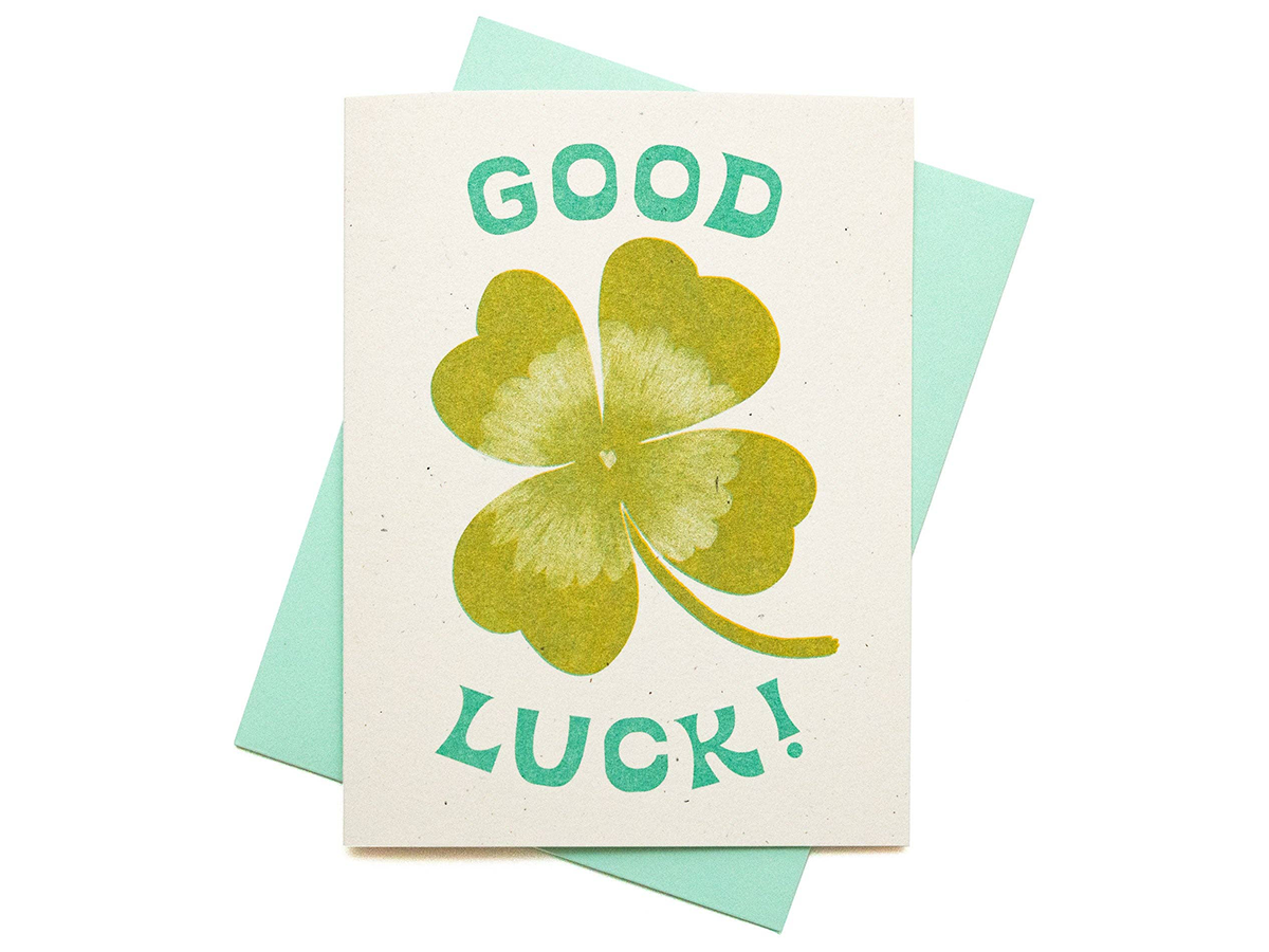 Good Luck, Single Card – Noteworthy Paper & Press