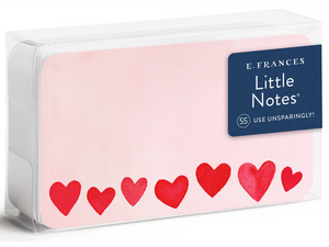 Mini Notes, Hearts Blush, Set of 55 – Noteworthy Paper & Press