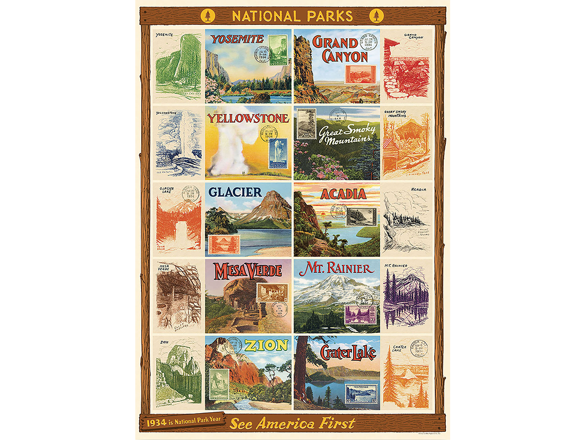 National Parks Poster, Single Sheet – Noteworthy Paper & Press