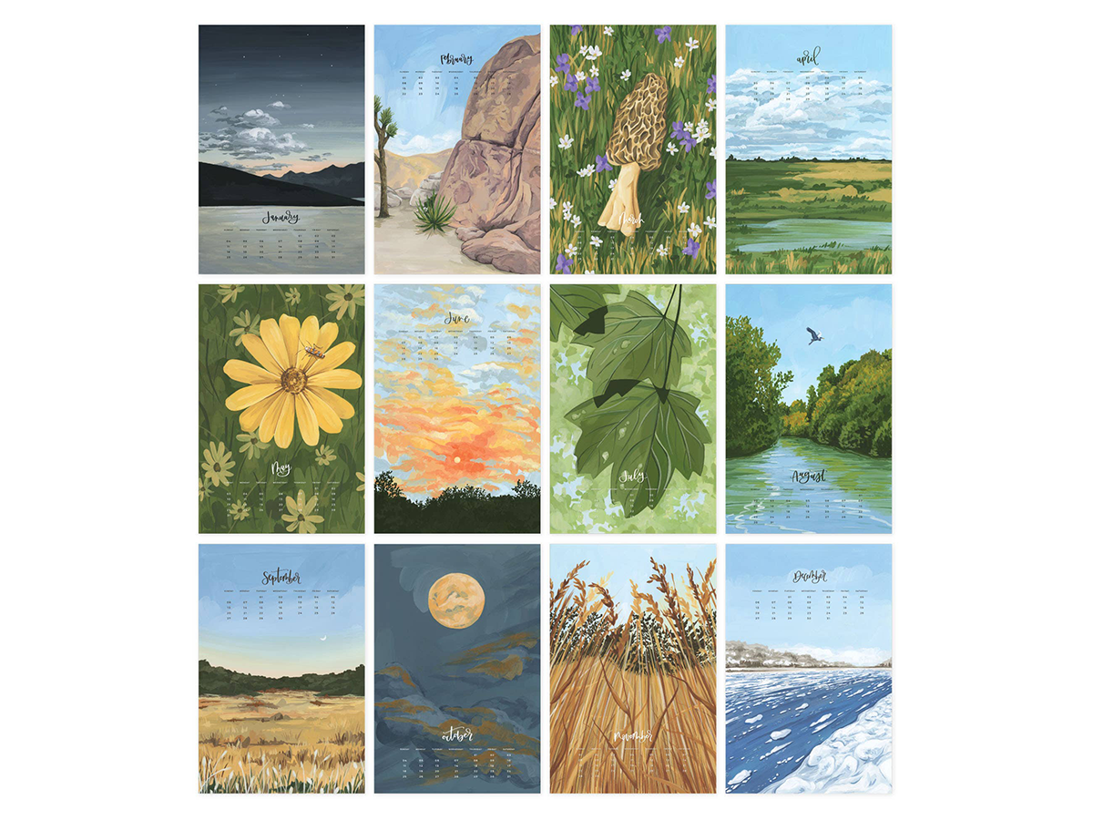 2026 Natural World XL Calendar – Noteworthy Paper & Press