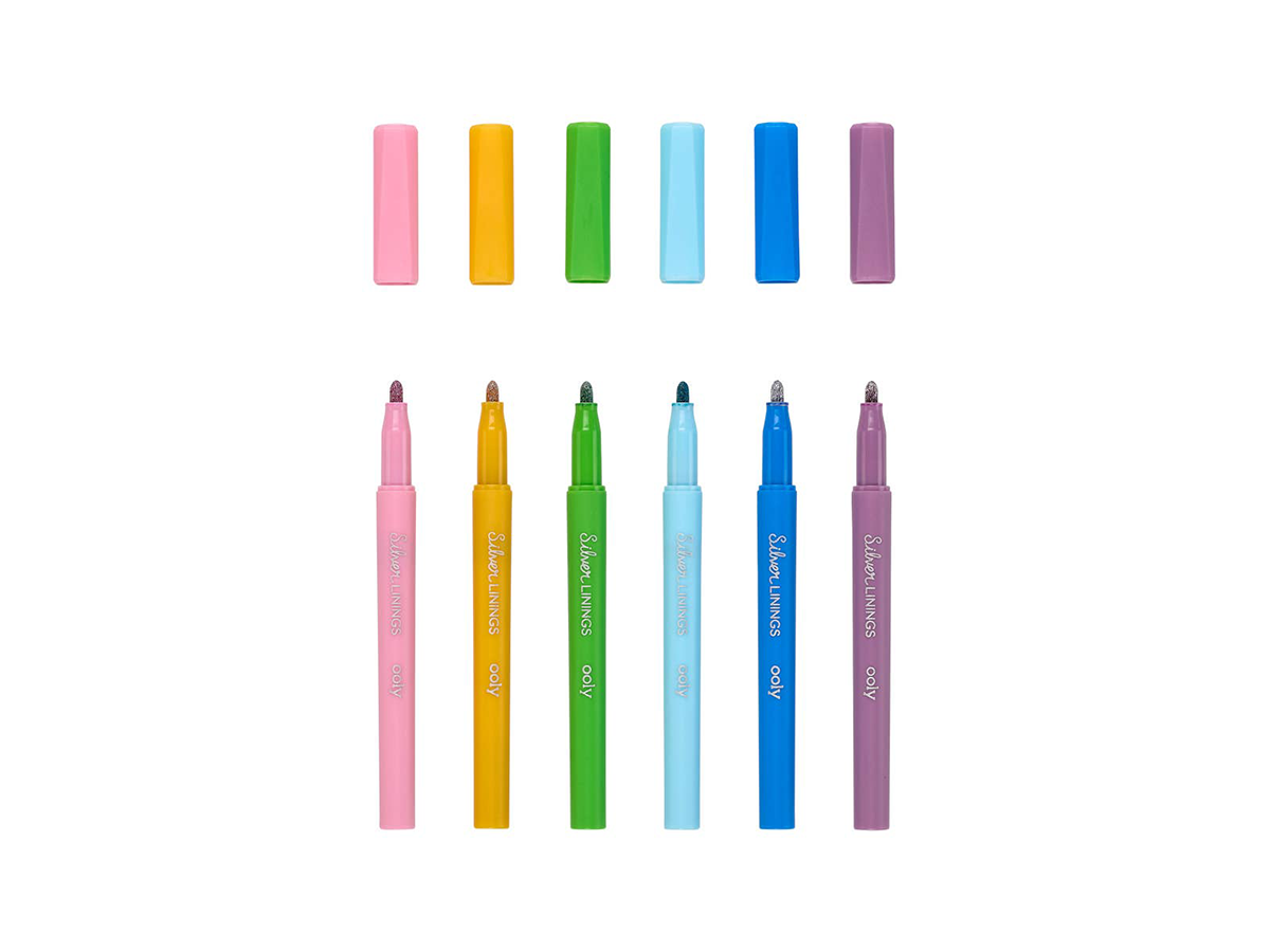 Silver Linings Outline Markers, Set of 6 – Noteworthy Paper & Press