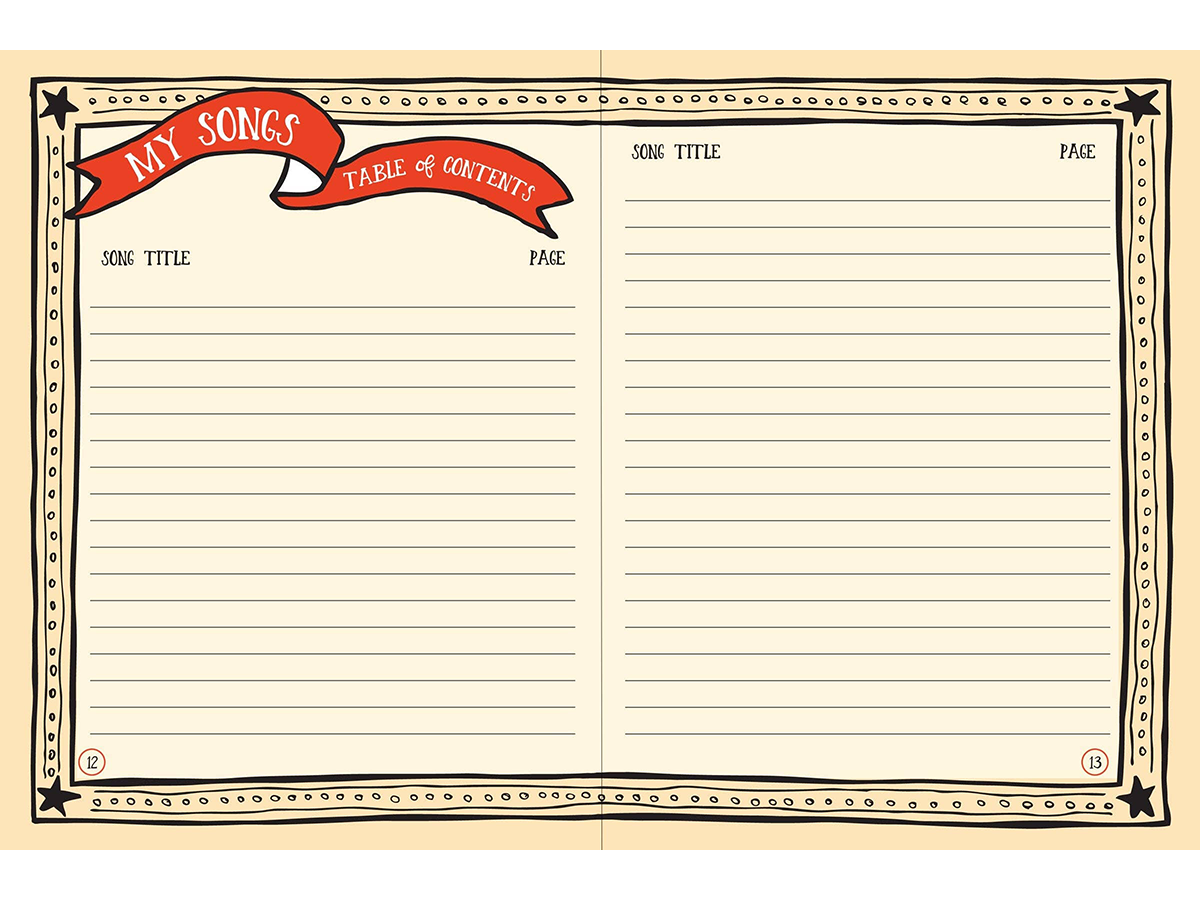 Songwriter's Journal – Noteworthy Paper & Press