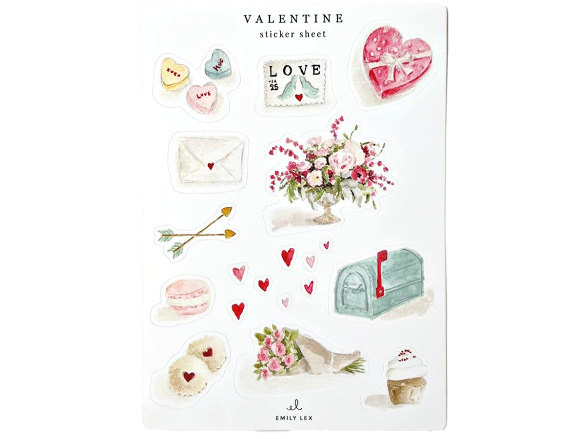 Valentine Sticker Sheets – Noteworthy Paper & Press