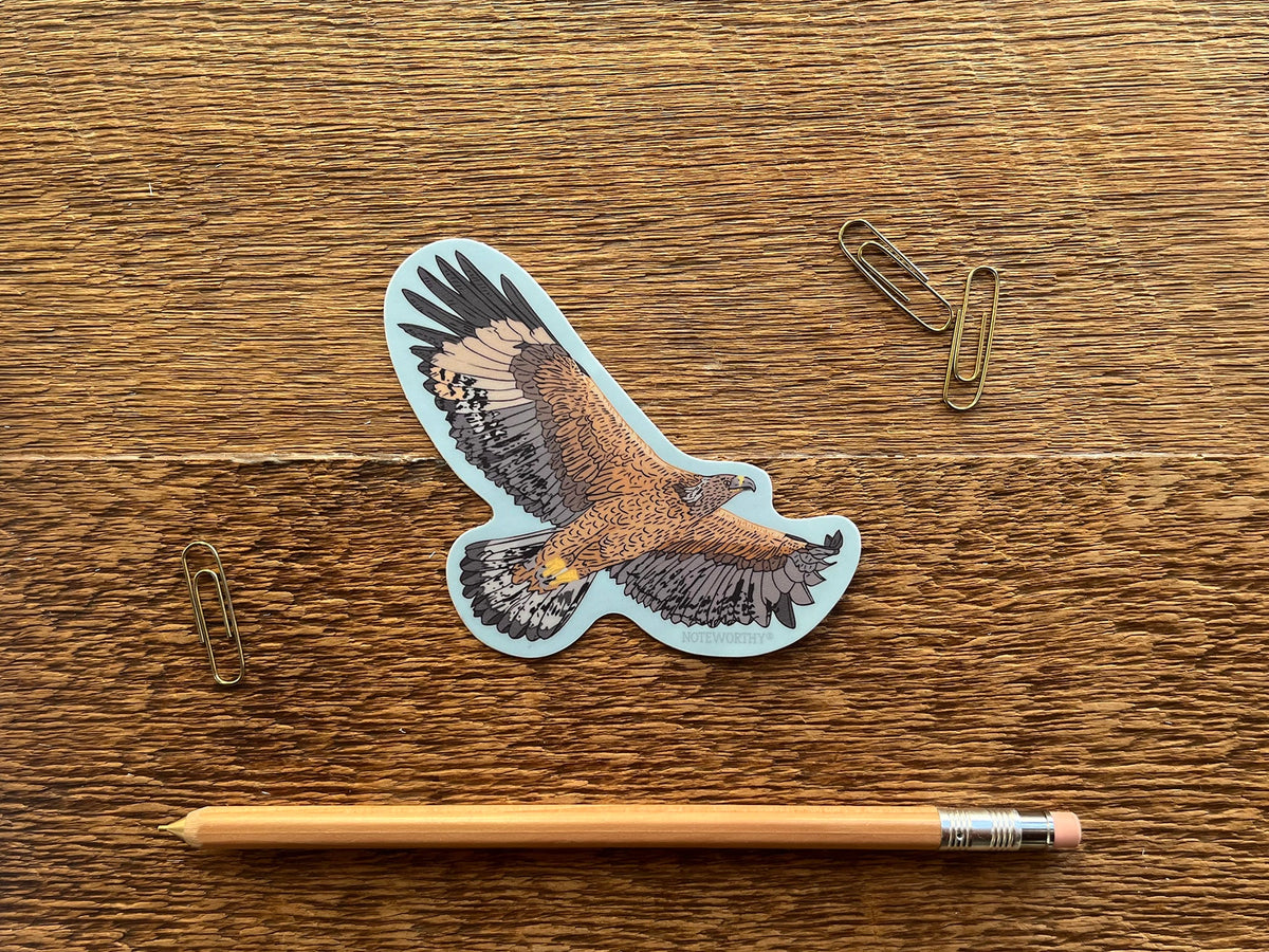 Golden Eagle Sticker – Noteworthy Paper & Press