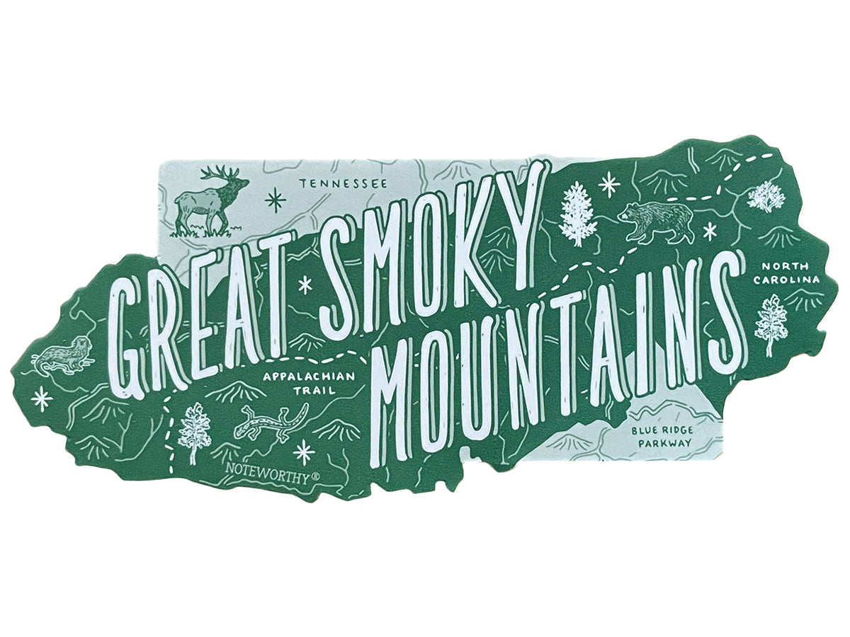 Great Smoky Mountains National Park Sticker – Noteworthy Paper & Press