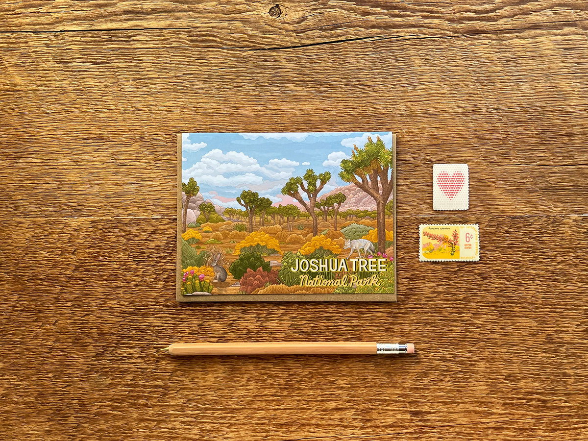 Joshua Tree Scenic Card – Noteworthy Paper & Press