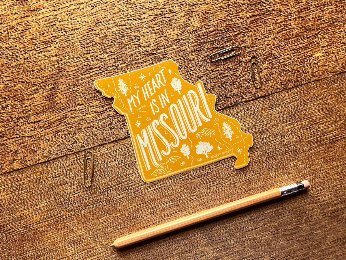 Missouri State Sticker – Noteworthy Paper & Press