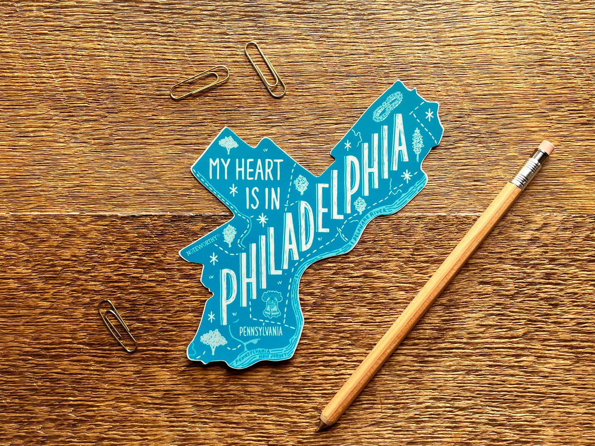 Philadelphia Sticker – Noteworthy Paper & Press