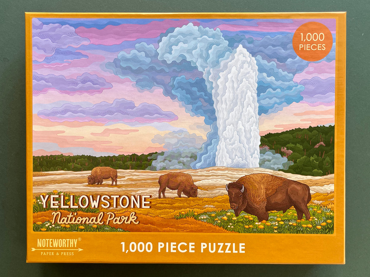 Yellowstone National Park Puzzle – Noteworthy Paper & Press