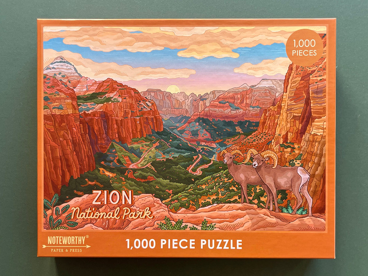 Zion National Park Puzzle – Noteworthy Paper & Press