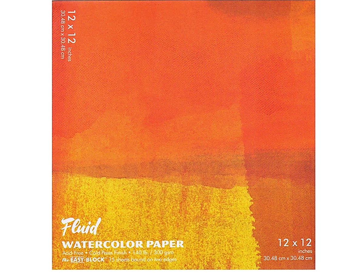 Fluid Watercolor Block, 3 Sizes – Noteworthy Paper & Press