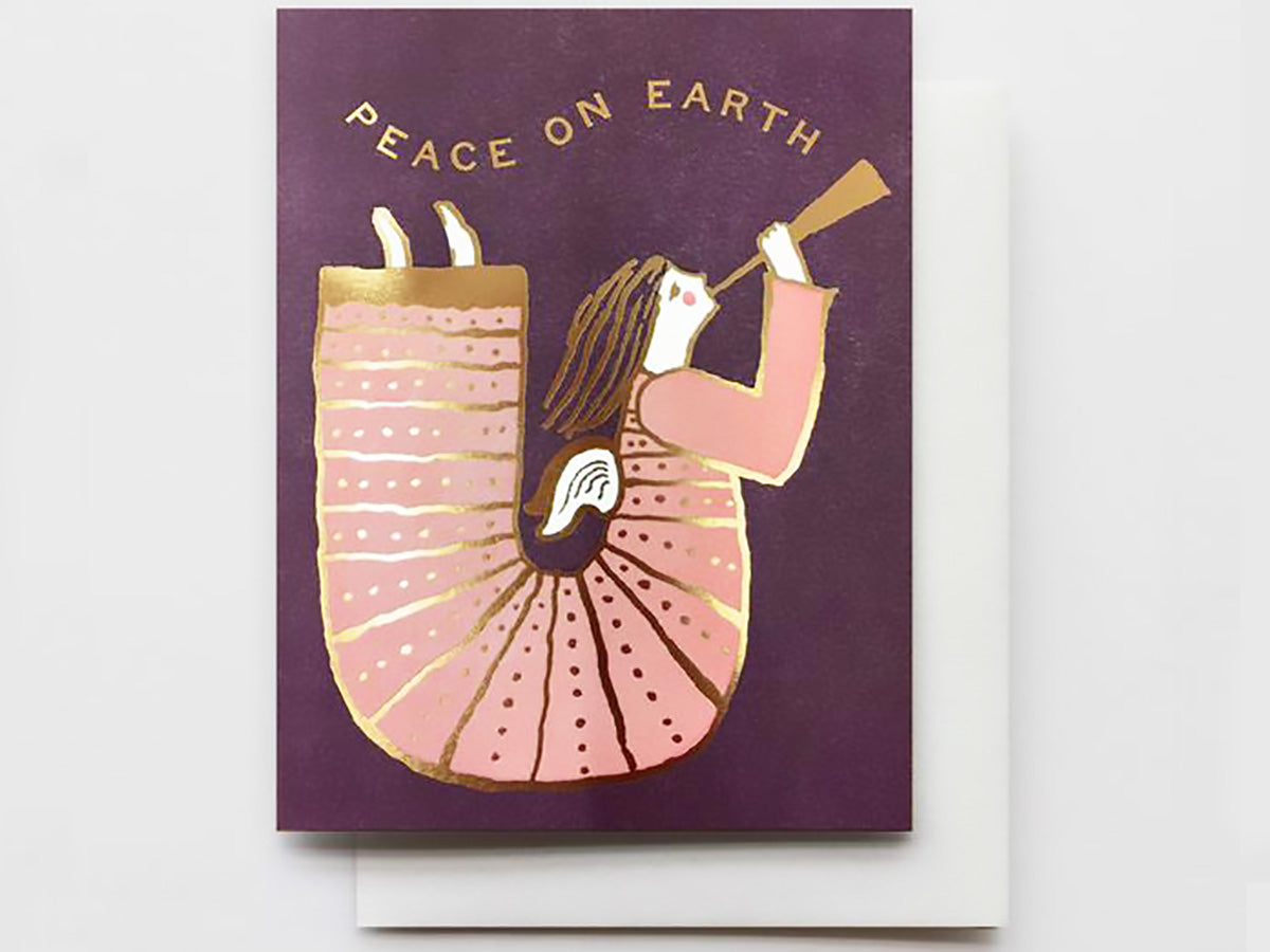 Peace Trumpet, Single Card – Noteworthy Paper & Press