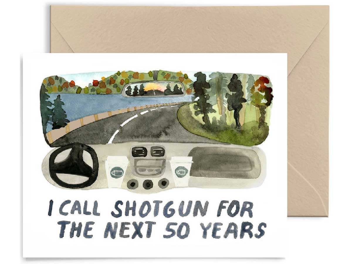 I Call Shotgun, Greeting Card – Noteworthy Paper & Press