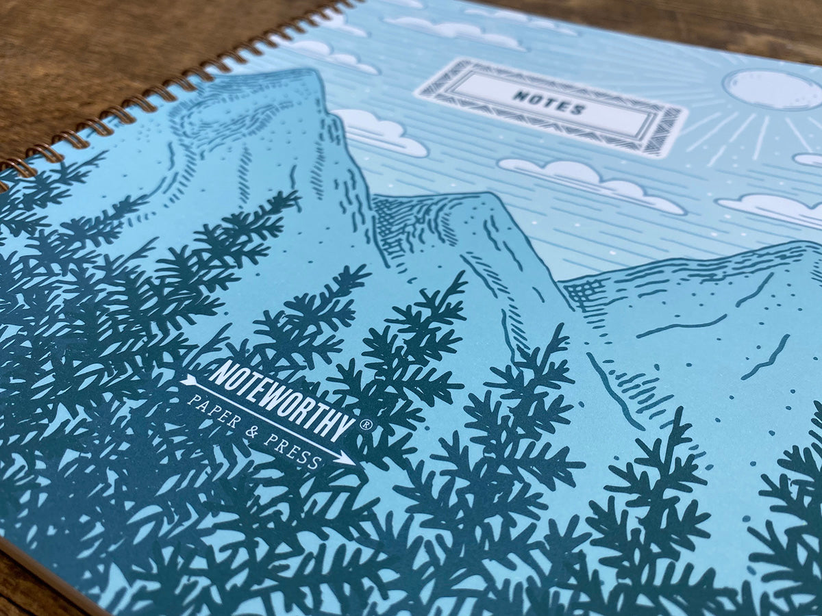 Mountains & Pines Notebook – Noteworthy Paper & Press