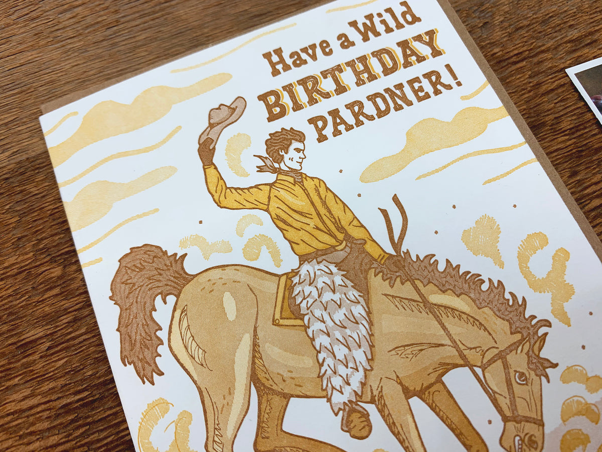 Birthday Pardner Greeting Card – Noteworthy Paper & Press