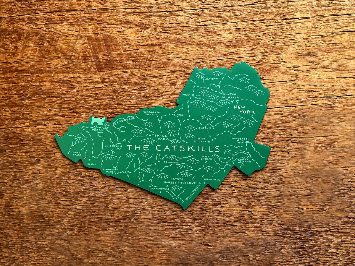 Catskills Map Magnet – Noteworthy Paper & Press