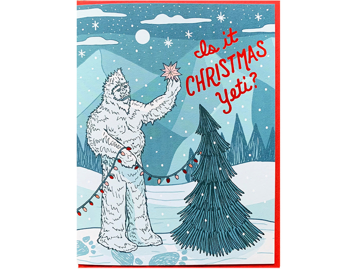 Christmas Yeti Greeting Card – Noteworthy Paper & Press