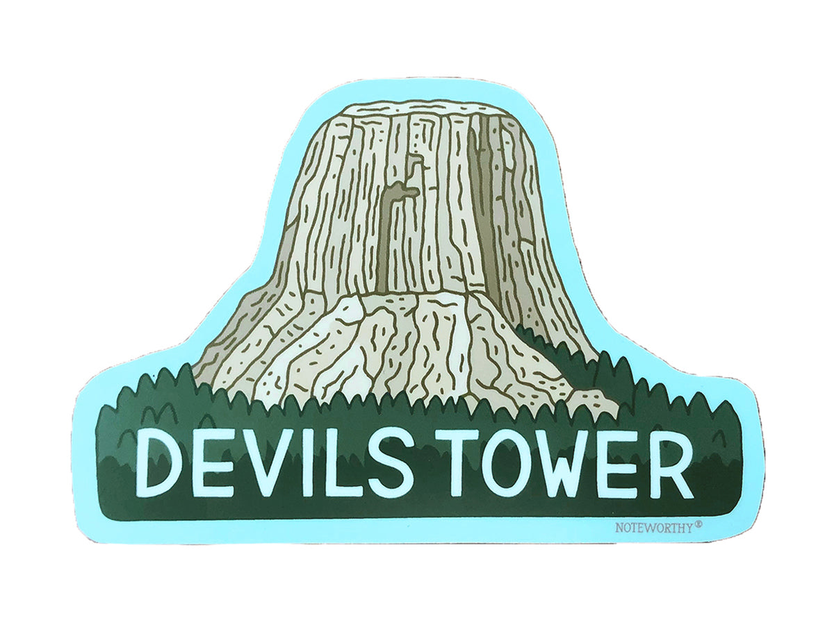 Devils Tower Sticker – Noteworthy Paper & Press