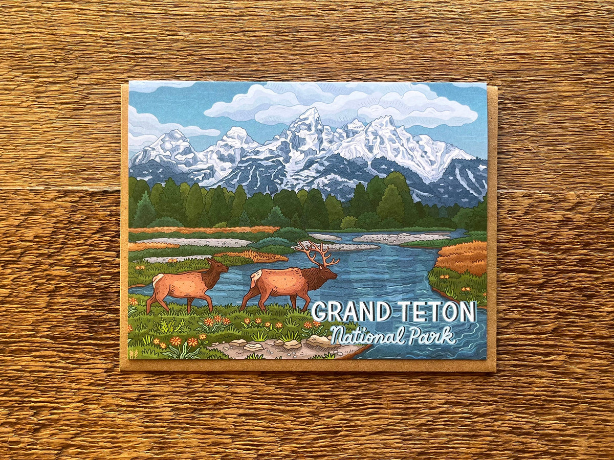 Grand Teton Scenic Card – Noteworthy Paper & Press
