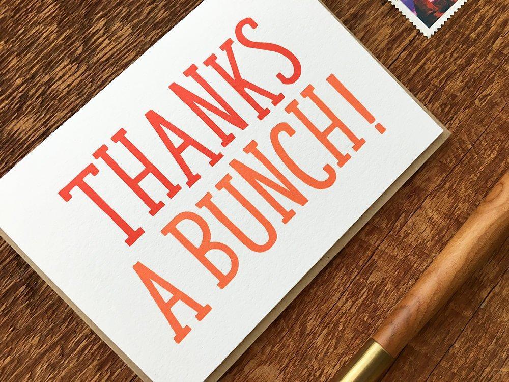 Thanks a Bunch Greeting Card – Noteworthy Paper & Press