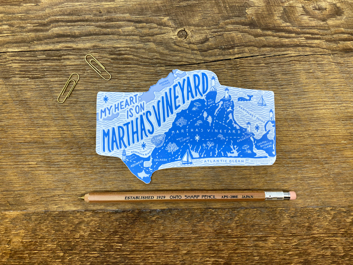 Martha's Vineyard Sticker – Noteworthy Paper & Press