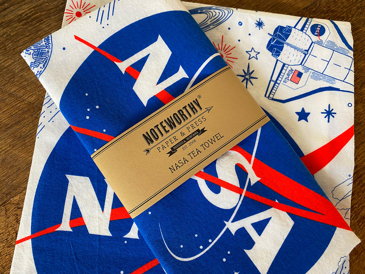 NASA Space Tea Towel – Noteworthy Paper & Press