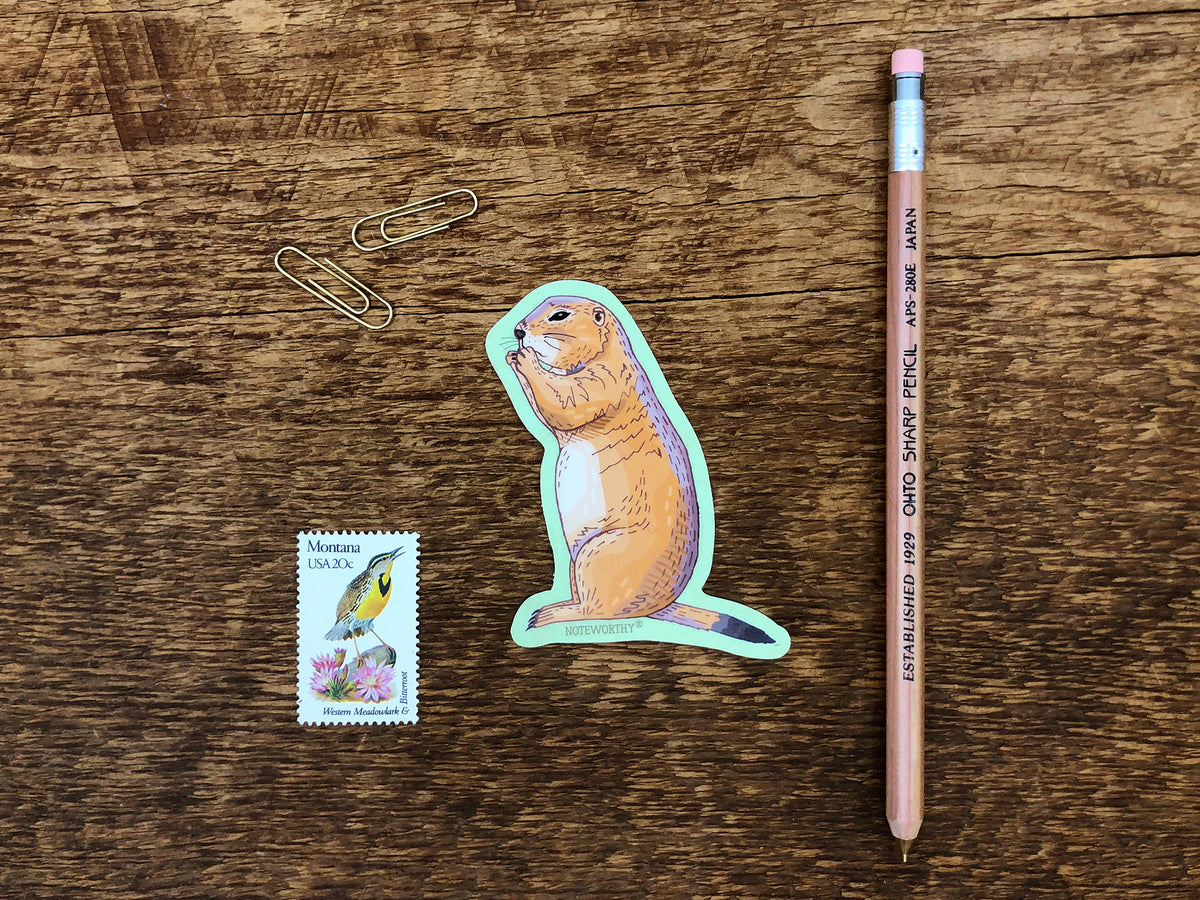 Prairie Dog Sticker – Noteworthy Paper & Press