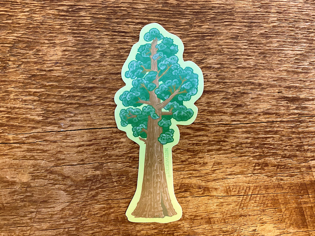 Sequoia Tree Sticker – Noteworthy Paper & Press