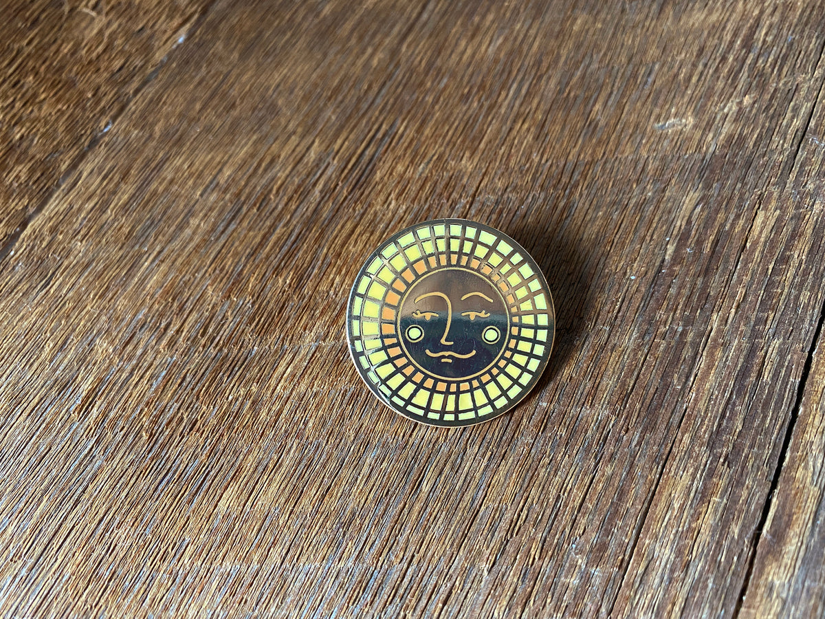 Sun Enamel Pin – Noteworthy Paper & Press