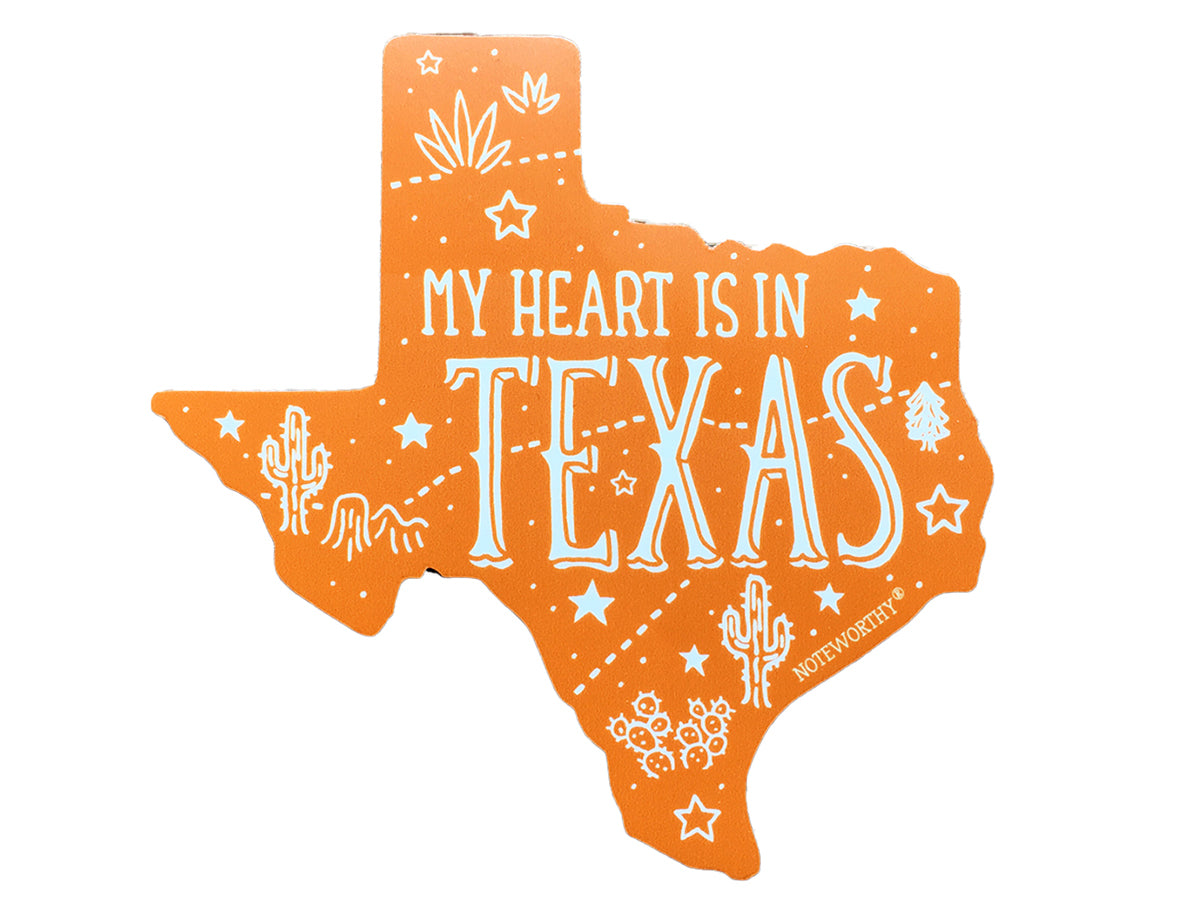 Texas State Sticker – Noteworthy Paper & Press