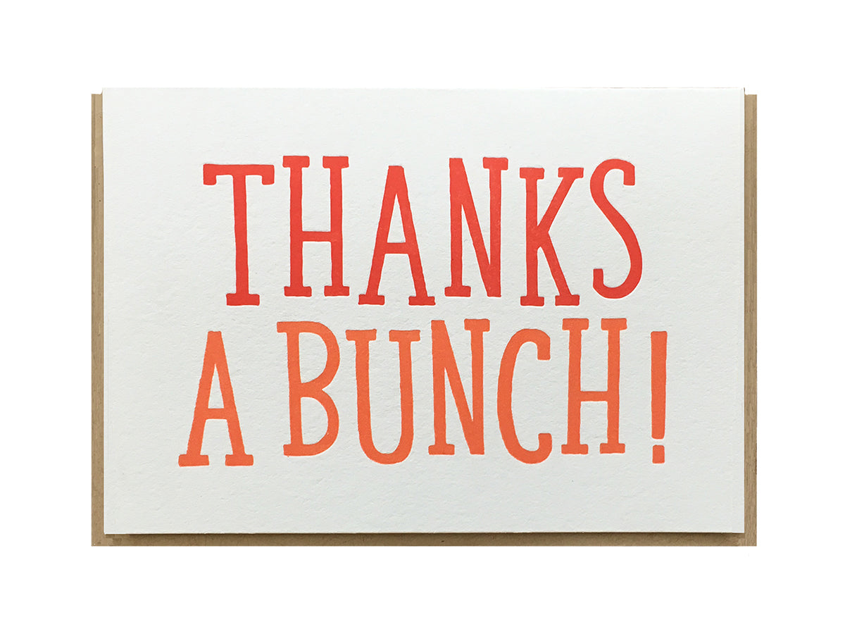 Thanks a Bunch Greeting Card – Noteworthy Paper & Press