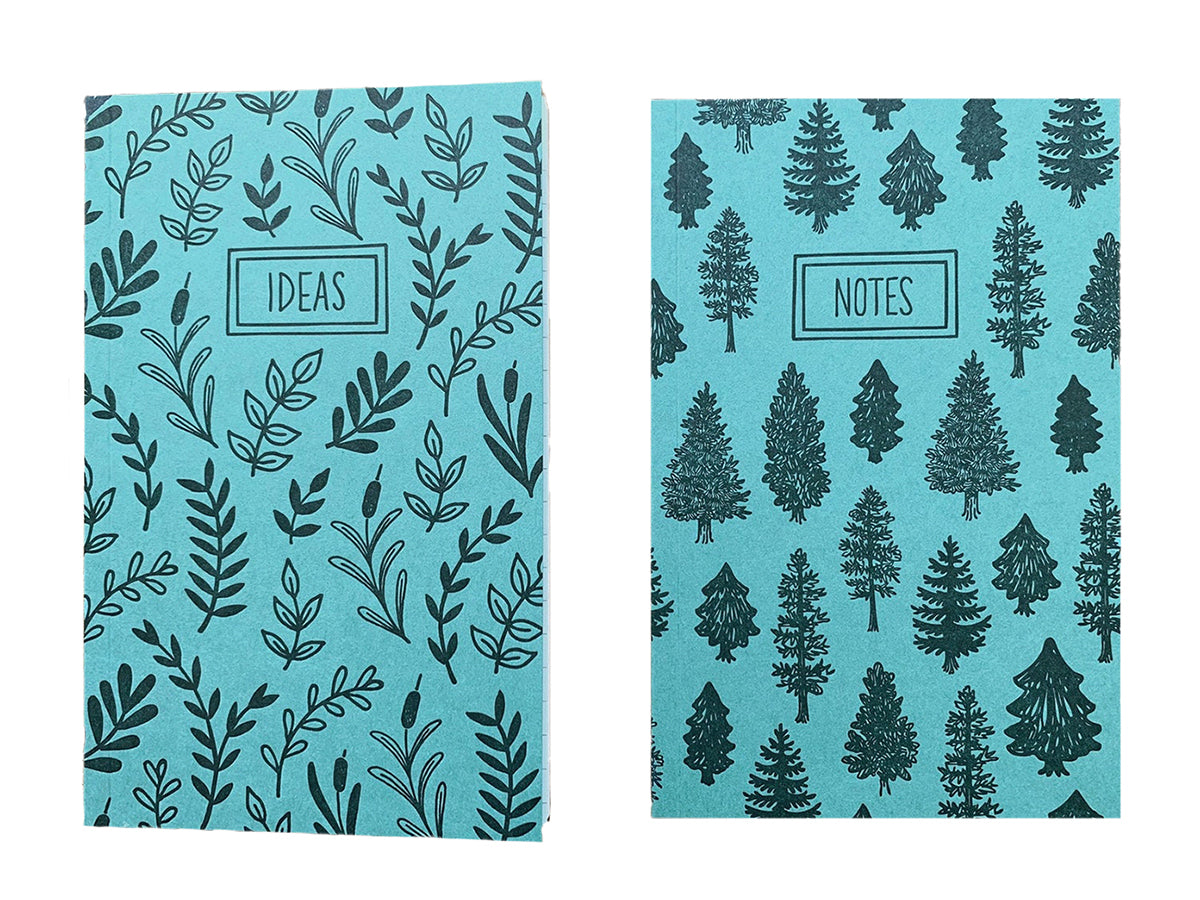 Trees & Leaves Pocket Notebook Set – Noteworthy Paper & Press