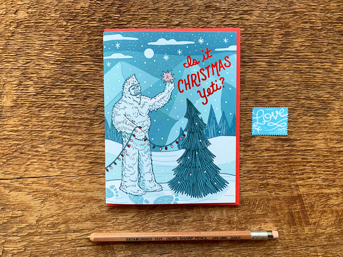 Christmas Yeti Greeting Card – Noteworthy Paper & Press