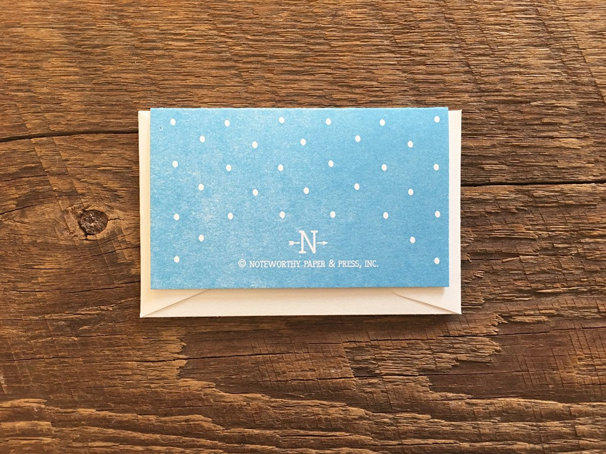Yay! Blue Enclosure Card – Noteworthy Paper & Press
