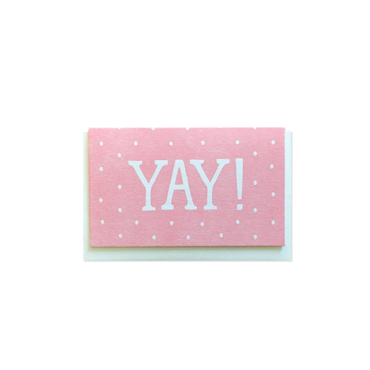 Yay! Pink Enclosure Card – Noteworthy Paper & Press